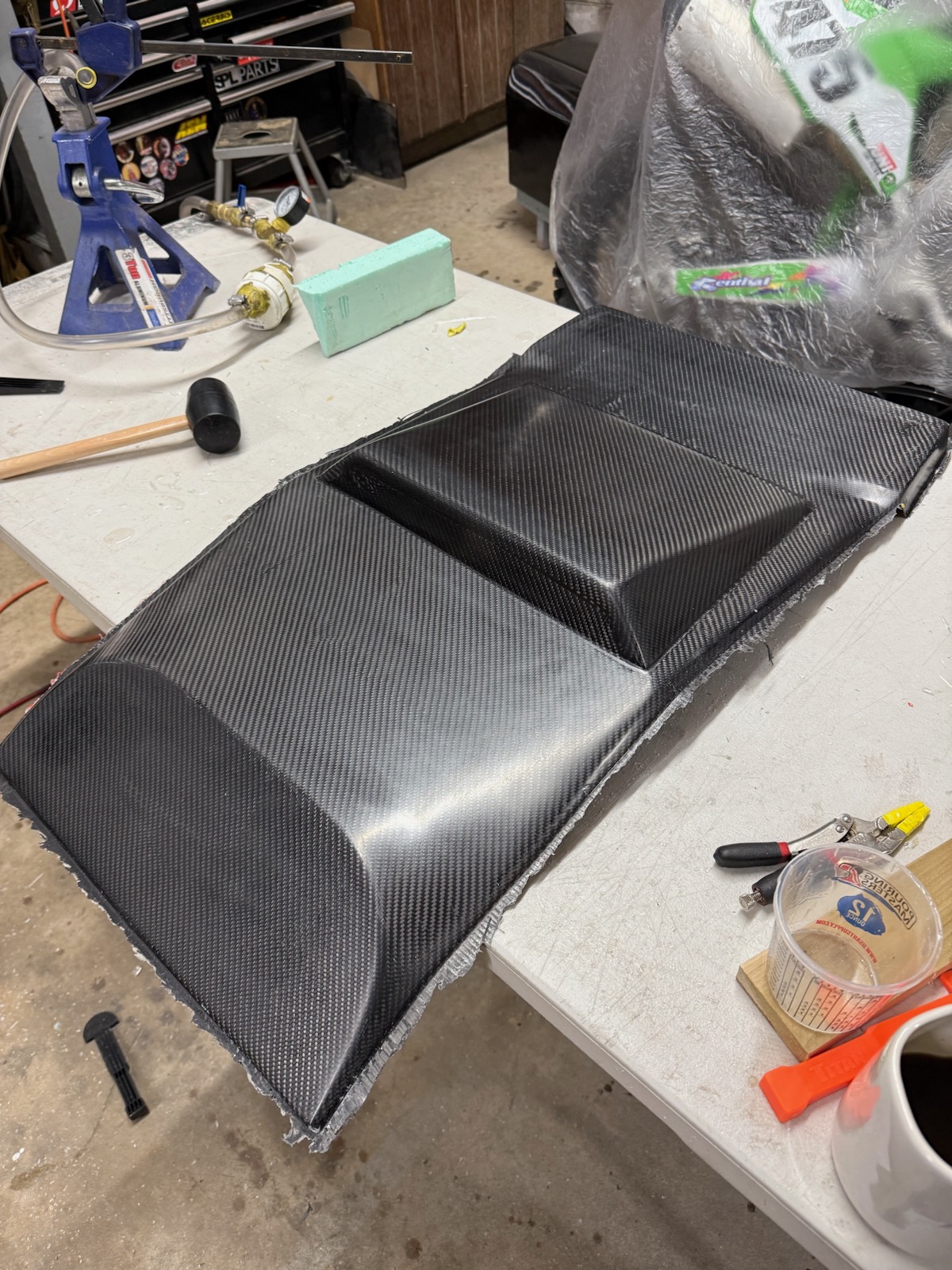 Laying Up Carbon Fiber for Vacuum Infusion – The Fabricator's Domain